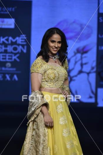 Saina Nehwal Ramp Walk